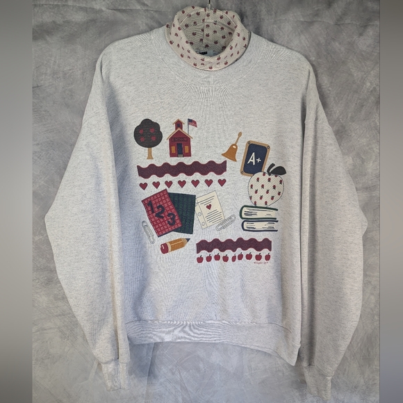 Gopher Sports | Tops | Gopher Sport Large Teacher Sweatshirt In Gray ...